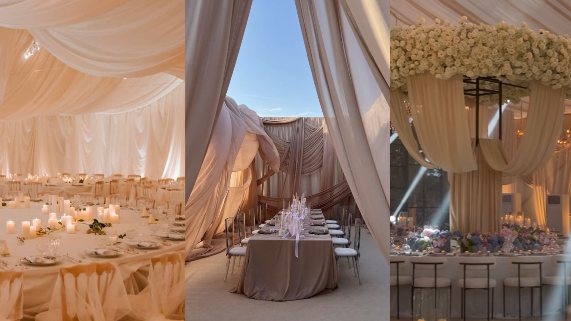 Dramatic Draping: 2025’s Biggest Wedding Décor Trend?
